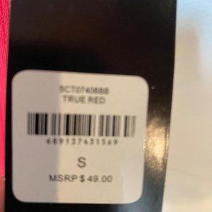 bebe | Tops | Red Bebe Tee W Rhinestones Sz S | Poshmark